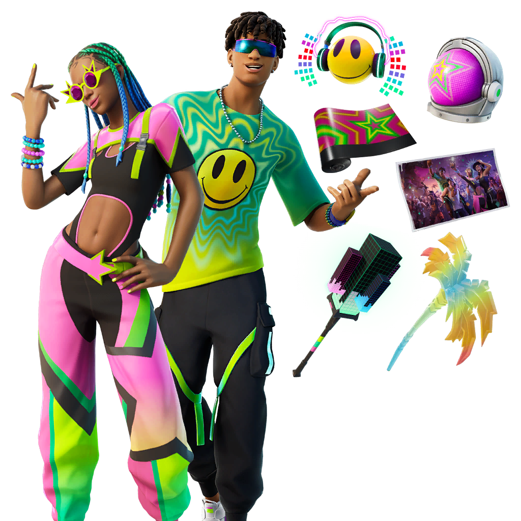 Fortnite DANCING AT COACHELLA BUNDLE Skin (bundle)