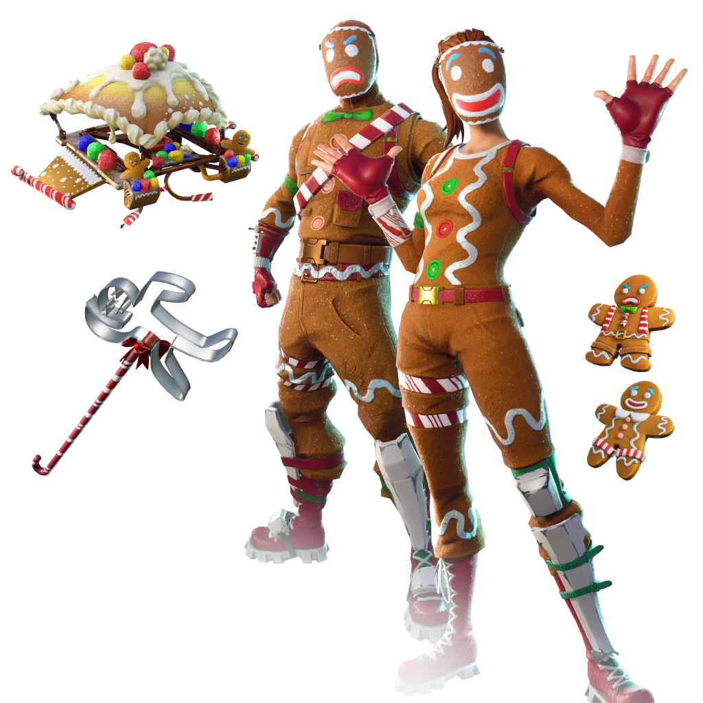 LOTE DE GALLETA DE JENGIBRE (GINGERBREAD BUNDLE) | Fortnite en Español