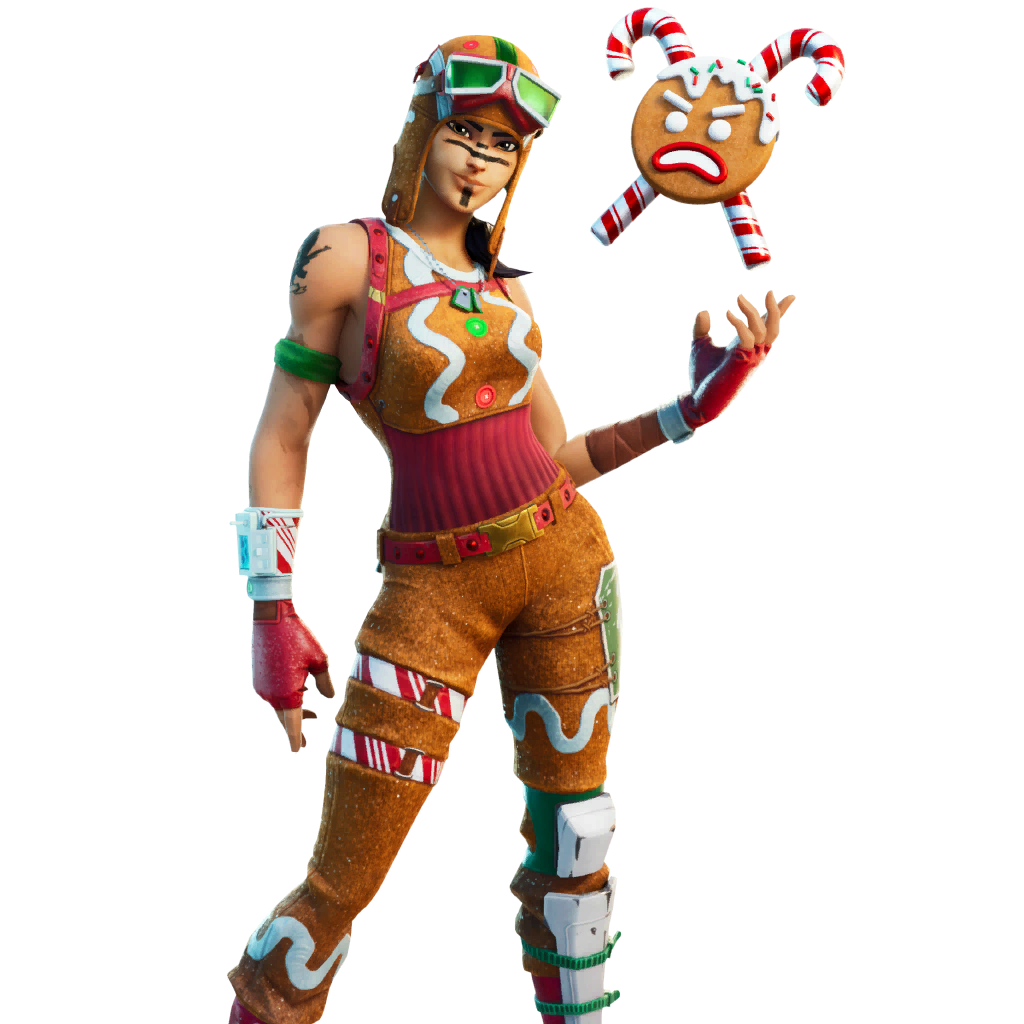 Fortnite Gingerbread Raider Skin (outfit)
