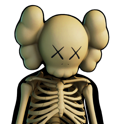 Fortnite KAWS Skeleton Skin (outfit)