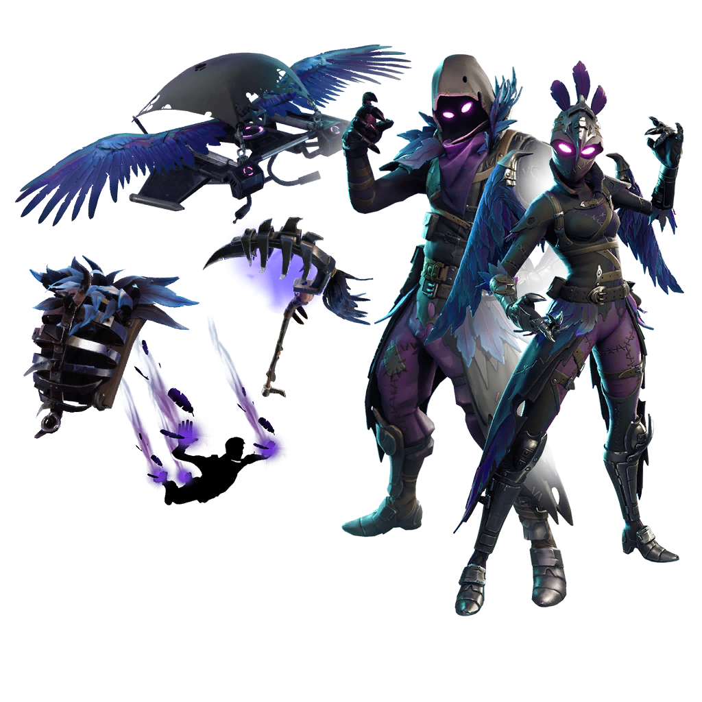 Fortnite NEVERMORE BUNDLE Skin (bundle)